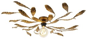 Vintage stropní svítidlo starožitné zlaté - Linden