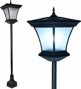 Solární Lampa zahradní osvětlení lucerna na sloupku Led