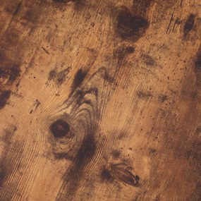 Vasagle Dřevěný noční stolek se zásuvkou 40x40x55cm rustikální hnědá