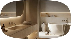 Tutumi Zrcadlo 100x60 cm s regulovatelným LED osvětlením HOM-01523