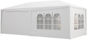 Outsunny Zahradní Stan 6x3 m Odnímatelný Zahradní Altán se 4 Okny a 2 Zipovými Dveřmi, 6 Bočními Stěnami a Voděodolným Pavilonem pro Terasu, Patio a P