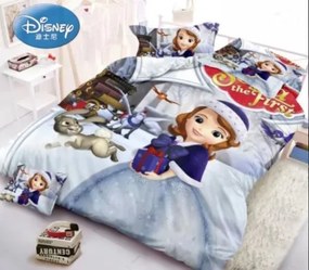 4-dílné ložní povlečení Disney pohádky Varianta: 04 Sofie první