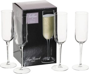 Sklenice na šampaňské Elegante 4ks. 210ml