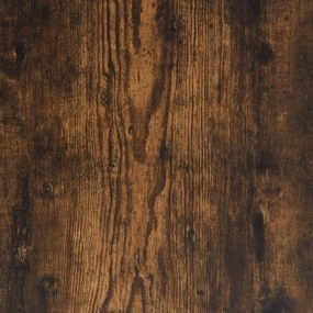 Petromila Knihovna kouřový dub 92 x 30 x 102 cm kompozitní dřevo a kov
