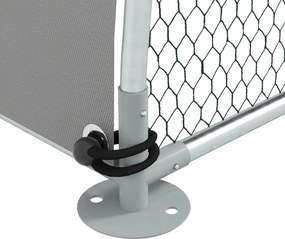 PawHut Velká Kurníková Klientela Pro Kuřata 5.75m² S UV-Ochrannou Střechou, Mřížková Oplocení 3.04D x 1.9Š x 2.2V m, Galvanizovaná Ocel, Zámek Dveře,…
