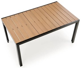 Zahradní stůl Fierro 150 cm hnědý/černý