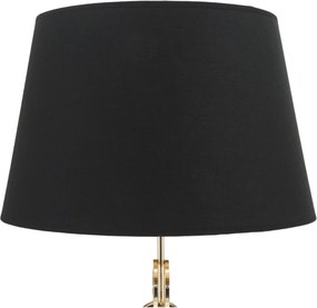 Stojací lampa Mauro Ferretti Baretolio, 40x170 cm, zlatá/černá