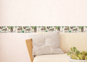 Samolepící bordura na zeď Exotická Divočina | 5 m x 13.8 cm | DWB8263