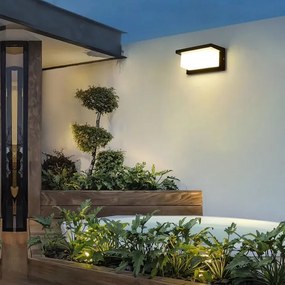 Brilagi - LED RGBW Venkovní nástěnné svítidlo BRICKY 1xE27/9W/230V černá IP54