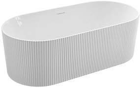 Aqualine Aqualine, TURIA volně stojící vana 170x80cm, bílá, E2780