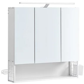 Zrcadlová skříňka s osvětlením BBK124W14