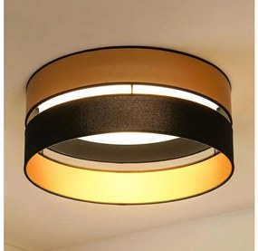 Brilagi - LED Stropní svítidlo ROYAL LED/24W/230V pr. 45 cm černá/zlatá