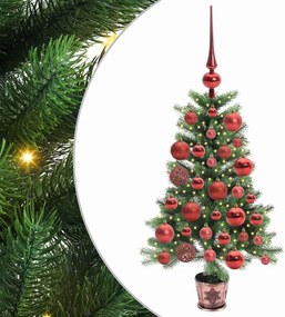 Vánoční stromeček s 150 LED diodami s stojanem Zelená 90 cm PE 3396300