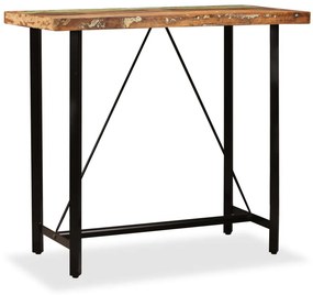 vida XL Barový stůl masivní recyklované dřevo 120 x 60 x 107 cm 245440
