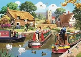 Ravensburger Puzzle: Poklidná plavba / 1000 dílků / od 14 let