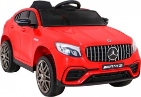 Ramiz Elektrické autíčko Mercedes Benz GLC63S SUV pro děti červené + dálkové ovládání