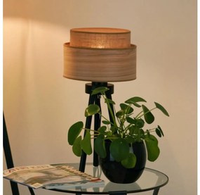 Brilagi - Stolní lampa MONTANA BOHO 1xE27/15W/230V hnědá/černá
