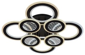 LED Stmívatelný přisazený lustr LED/200W/230V 3000-6500K + dálkové ovládání