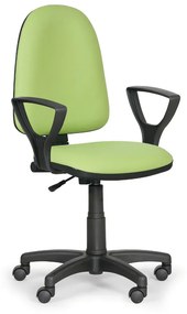 Pracovní židle Torino - s područkami, zelená