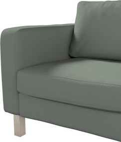 Potah na křeslo IKEA Karlstad, krátký barva zelená látka pletený vzor