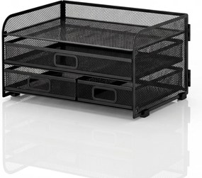 Stolní organizér – košík s uzavřenými zásuvkami