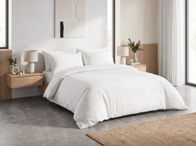 Bílé bavlněné povlečení LUX knoflík Rozměr povlečení: 2 ks 70 x 90 cm | 200 x 220 cm