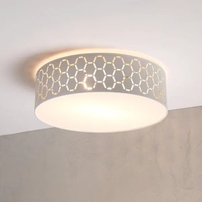 Stropní svítidlo ULLE 2xE27/15W/230V pr. 45 cm bílá