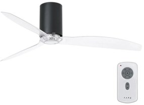 FARO Barcelona | FARO 32041WP - Stropní ventilátor MINI TUBE FAN černá Wi-Fi pr. 128 cm + DO | FA32041WP