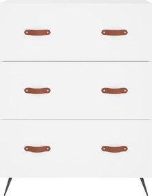 Skříň highboard bílá 69,5 x 34 x 180 cm kompozitní dřevo 3195819