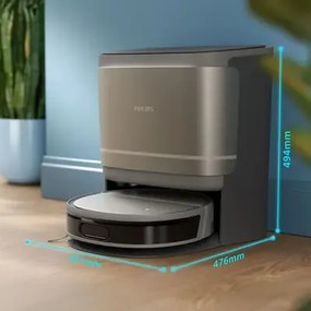 Philips XU9100/10 Homerun Aqua černá / Robotický vysavač / vysávání  m