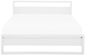 Bílá dřevěná postel GIULIA 180 x 200 cm Beliani