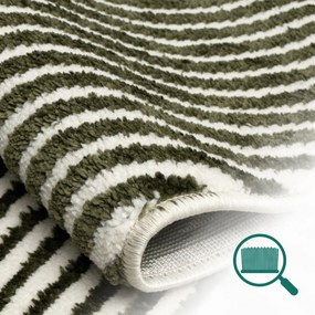 Angel Carpet, Kusový koberec Zafiro 25 Green, 160x230, zelená, kancelář