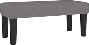 Box spring postel s matrací tmavě šedá 120x190 cm textil 3270363