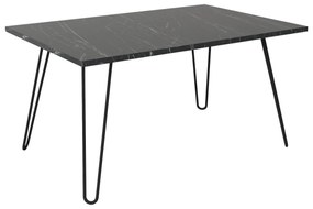 Konferenční stolek Deren mramor černý