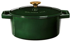 BERLINGERHAUS Pekáč s poklicí litinový 20 cm Emerald Collection BH-6517