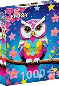 ENJOY Puzzle Hvězdná sova / 1000 dílků / od 14 let