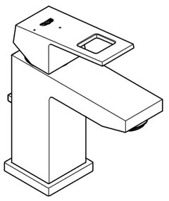 GROHE 2339000E - Umyvadlová baterie EUROCUBE DN 15 lesklý chrom