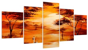Obraz africké savany (150x80 cm)