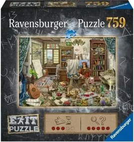Ravensburger Exit Puzzle: Umělecké studio / 759 dílků / 70 x 50 cm / o