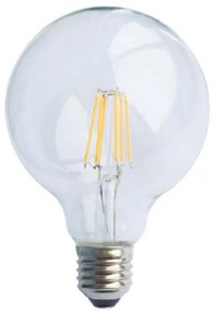 ACA DECOR LED žárovka Filament Globe E27 O95 8W