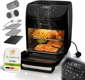 Juskys Horkovzdušná fritéza 12 l s 10 programy