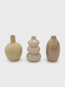 Sinsay - Keramické vázy 3 pack - béžová