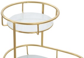 Zlatý dekorativní stojan Mauro Ferretti Legia, 36x22,5x27 cm