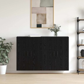 Nástěnná skříň 2 ks Černý dub 69,5 x 34 x 90 cm 3394553