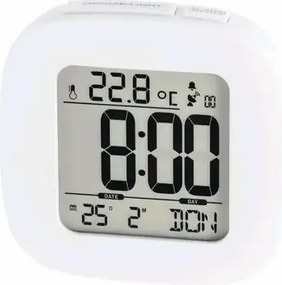 Hama RC 45 bílá / budík řízený rádiovým signálem