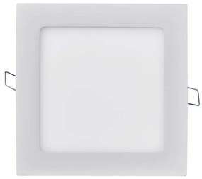 LED panel 170 × 170, čtvercový vestavěný bílý, 12W teplá bílá 70871