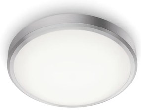 Philips doris cl257 led koupelnové stropní svítidlo 1x17w | 1700lm | 4000k | ip44 - ochrana eyecomfort, nikl