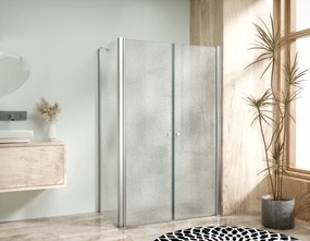 BETA COMBI Chrom 140x80 Grape Obdélníkový sprchový kout bez vaničky