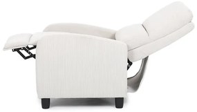 Relaxační křeslo, béžová, manšestrová látka, TV-4011 BGE2 Barva: šedá