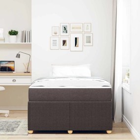 Rám postele Tmavě hnědá 120 x 200 cm textil 3398382